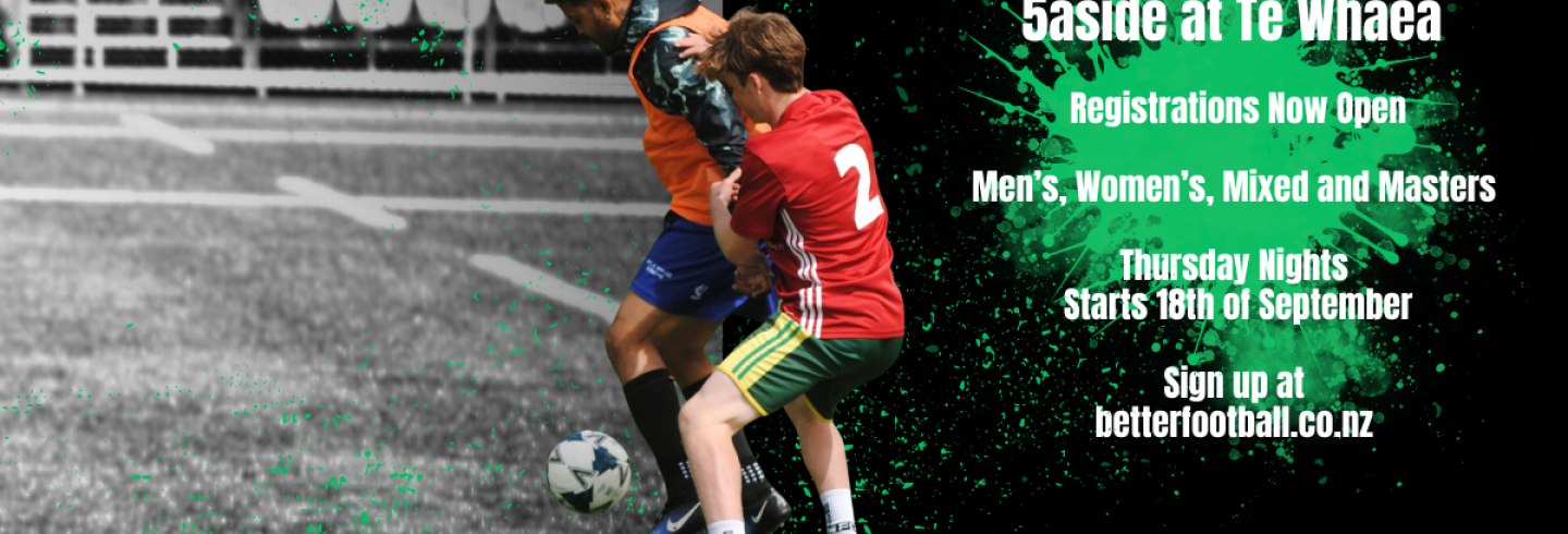 Te Whaea 5aside 2025 (Thursdays) | Better Football